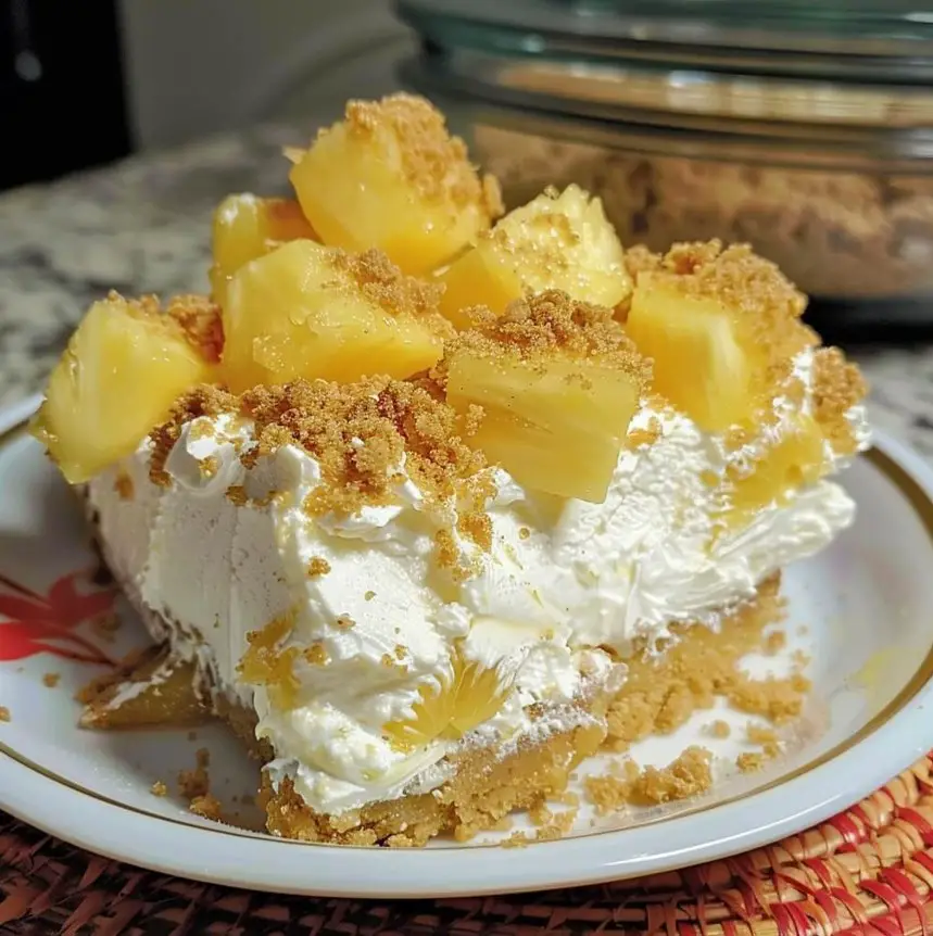 No-Bake Pineapple Heaven Cheesecake Dessert - Recipes
