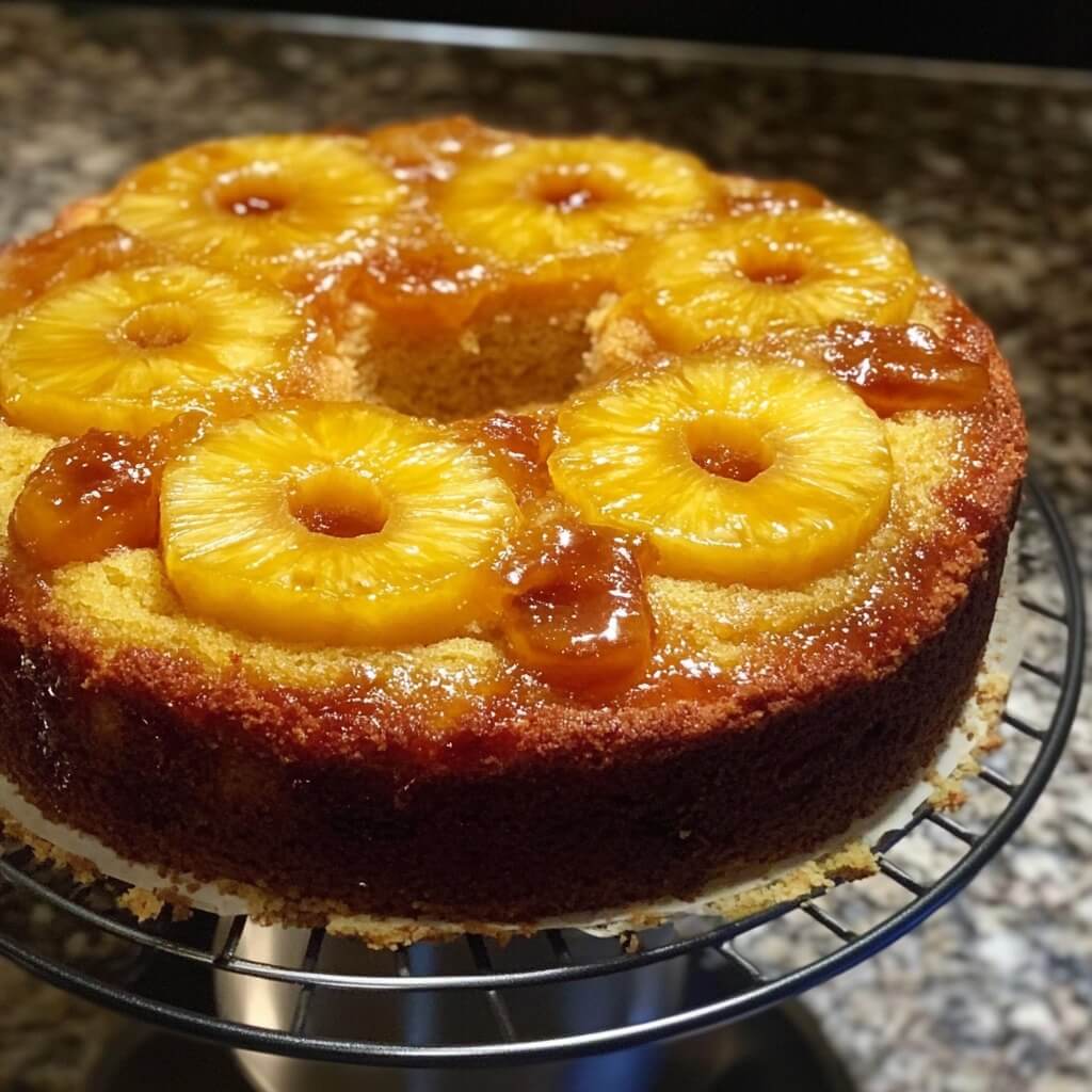 Pineapple Upside Down Pound Cake - Recipes