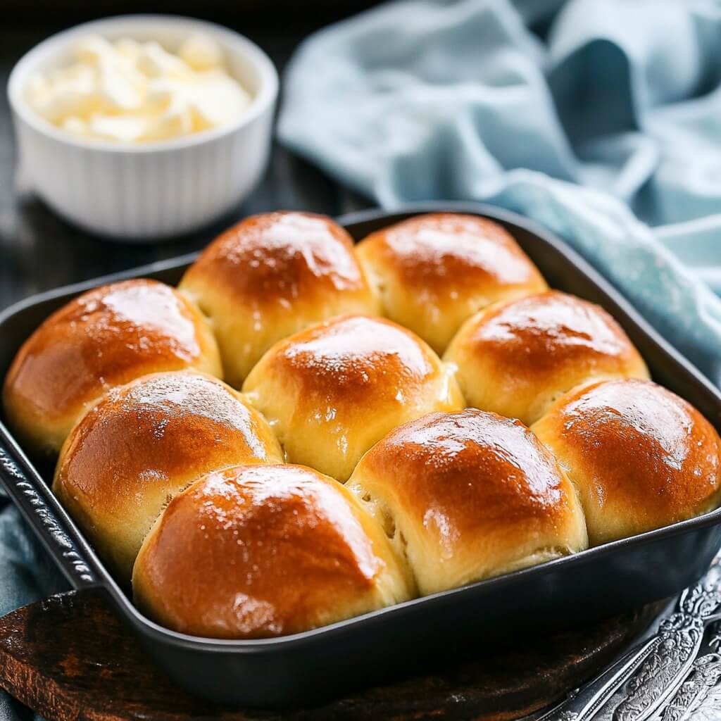 Home Old-Fashioned Soft and Buttery Yeast Rolls - Recipes