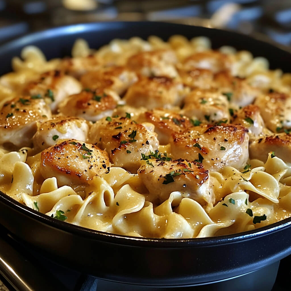 One-Pan Chicken with Buttered Noodles - Recipes