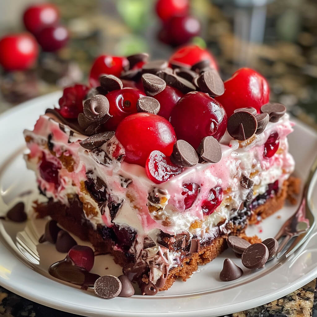 Cherry Chocolate Chip Poke - Recipes