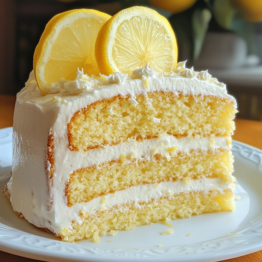 Italian Lemon Cream Cake - Recipes