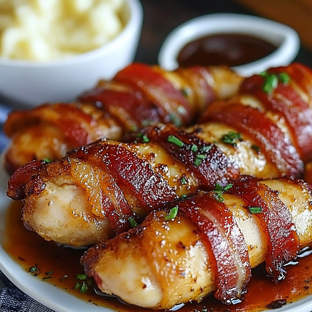 Bacon Brown Sugar Chicken Tenders - Recipes