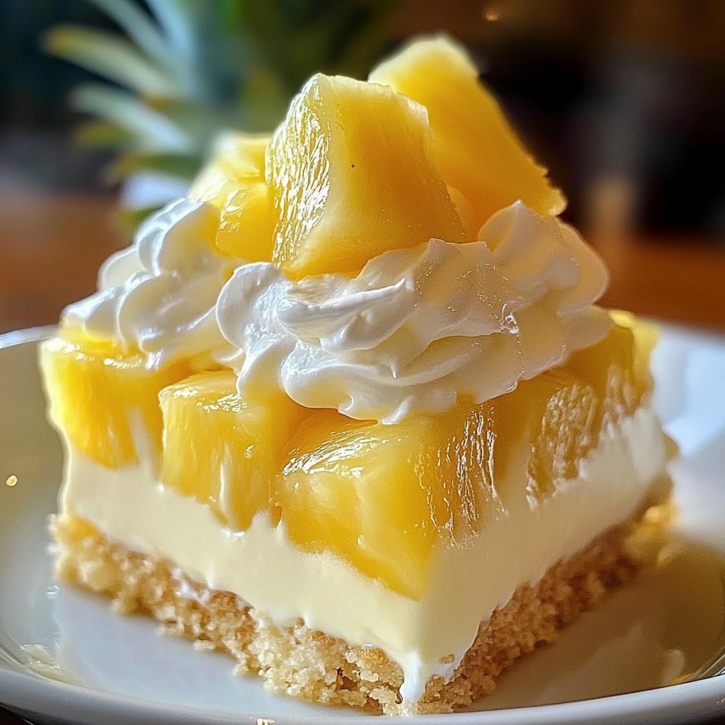 No-bake Pineapple Cream Dessert - Recipes
