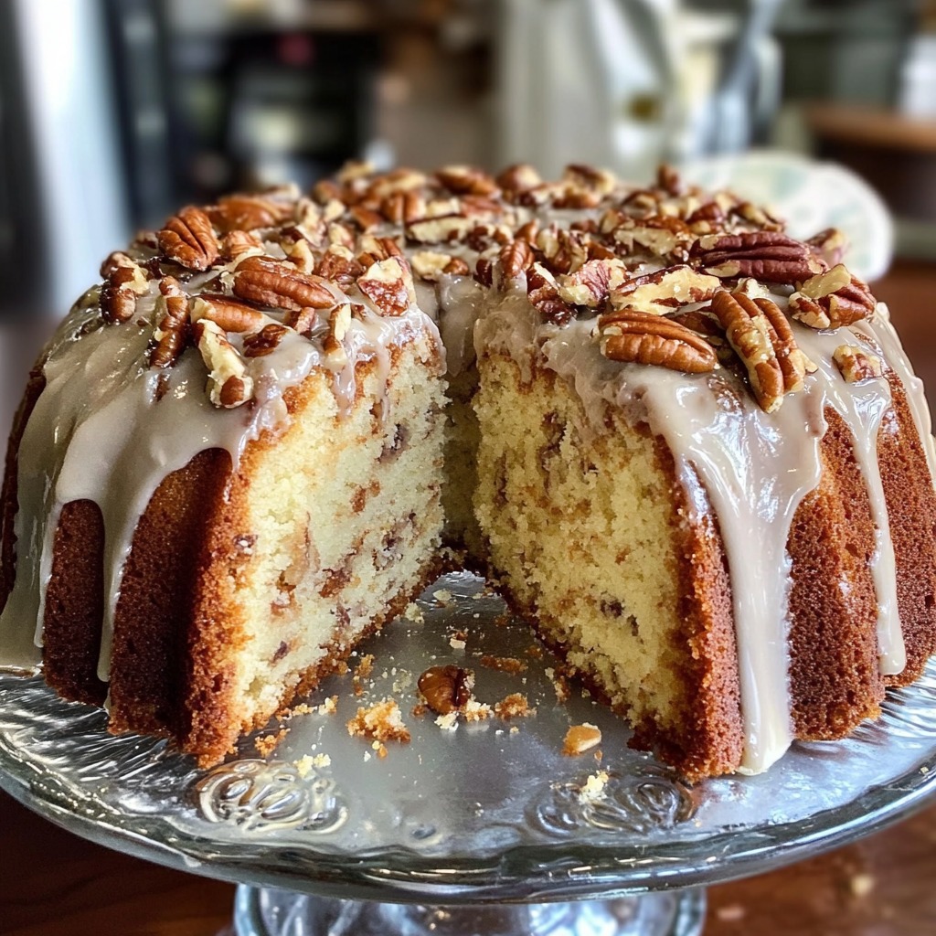 Old School Butter Pecan Pound Cake - Recipes