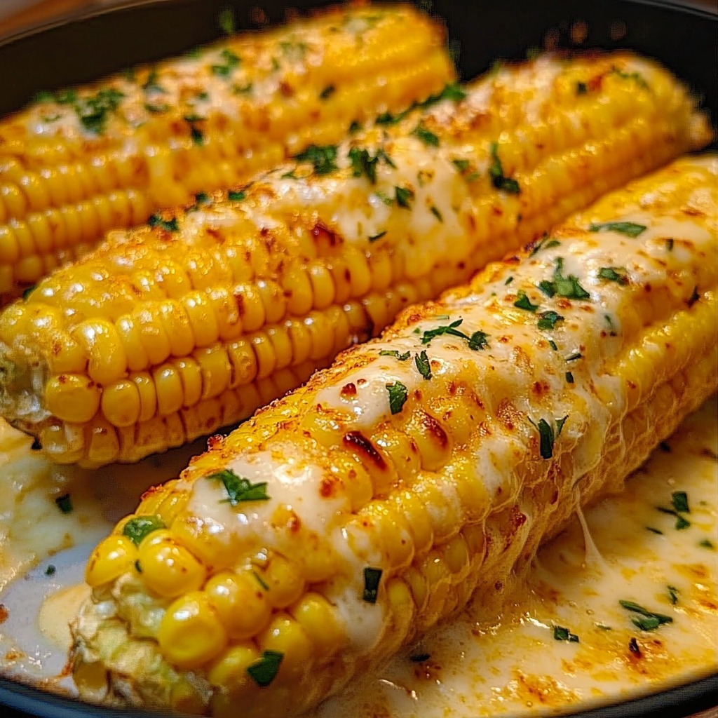 Cheesy Garlic Butter Corn on the Cob - Recipes