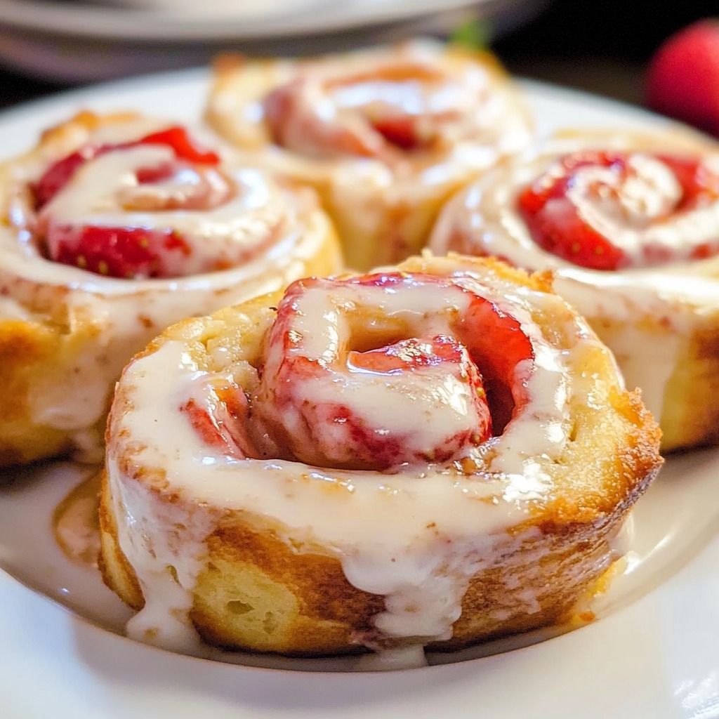 Strawberry Cream Cheese Rolls - Recipes