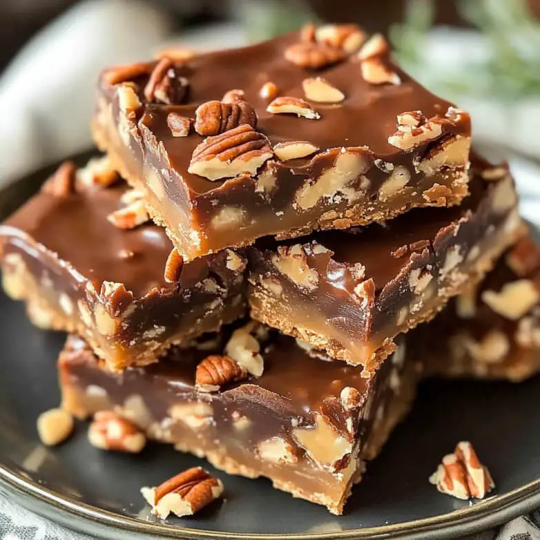 Easy Turtle Bars Recipe - Recipes