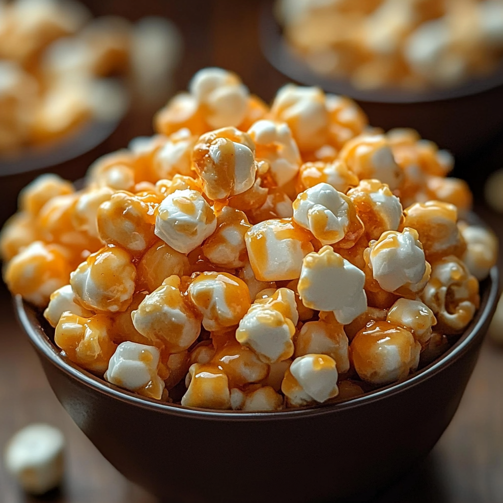 Marshmallow Caramel Corn - Recipes