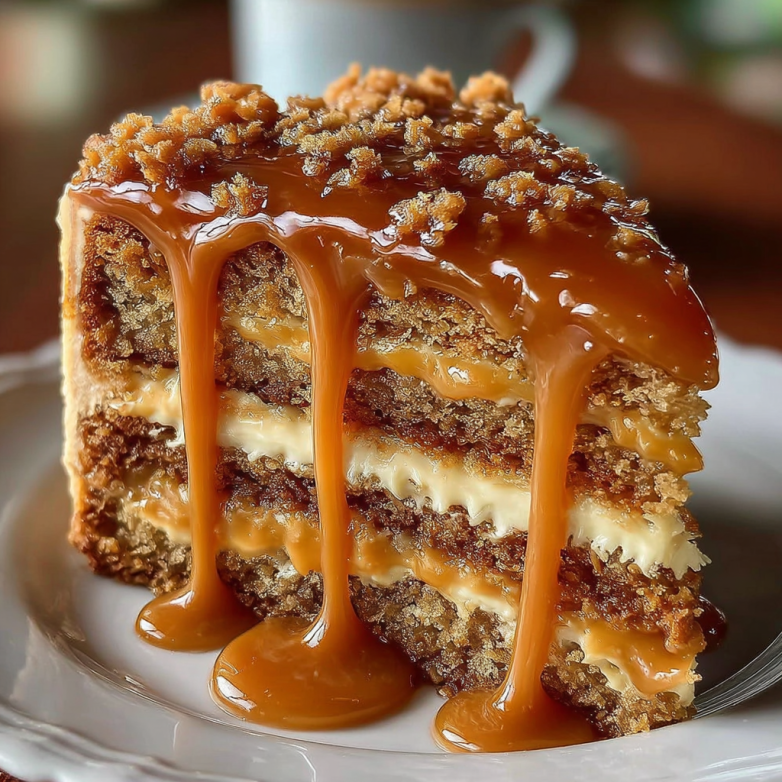 Butterscotch Cake with Caramel Frosting - Recipes