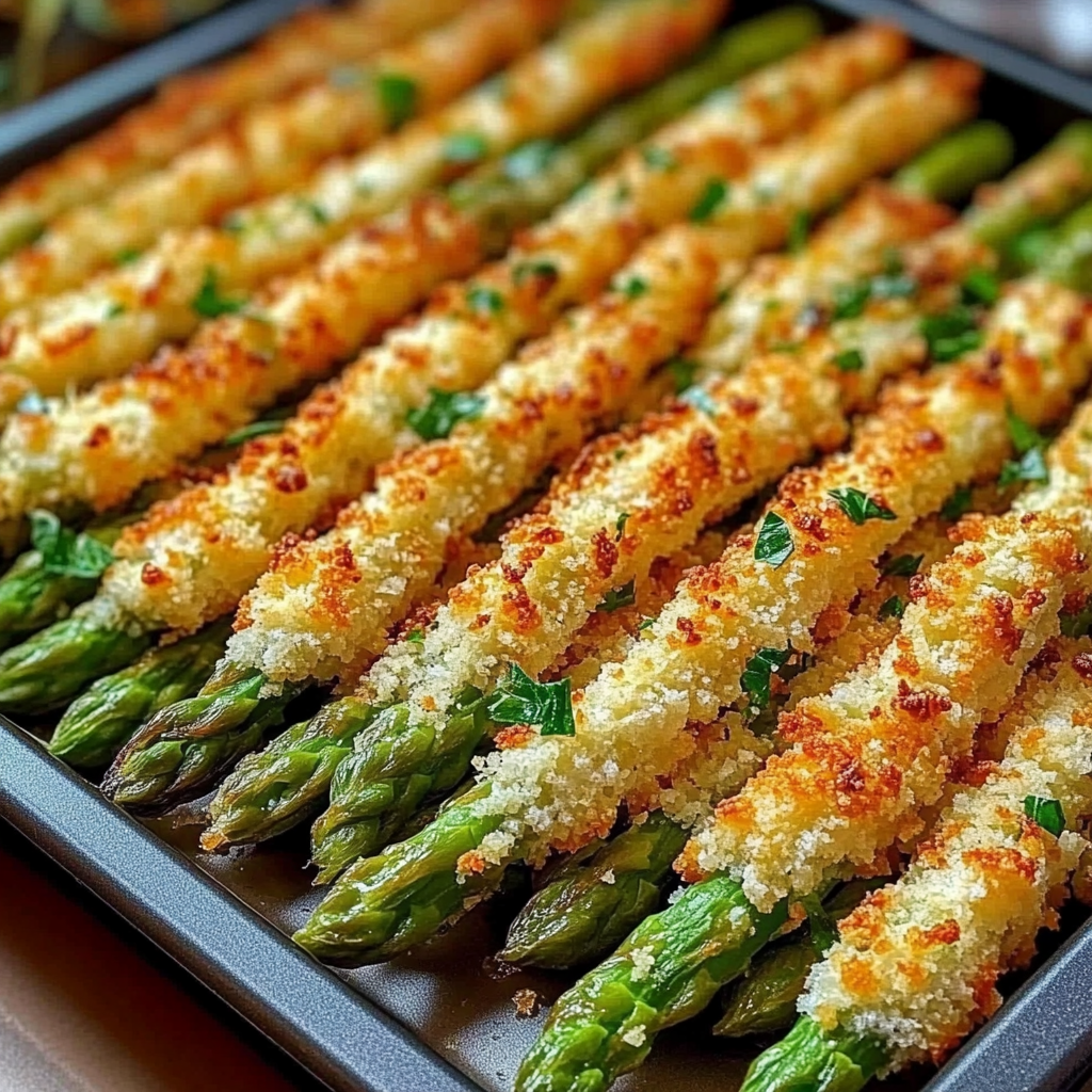 Crispy Parmesan Asparagus Sticks - Recipes