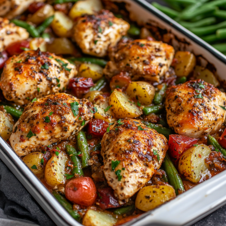 Italian Dressing Chicken and Veggie Bake - Recipes