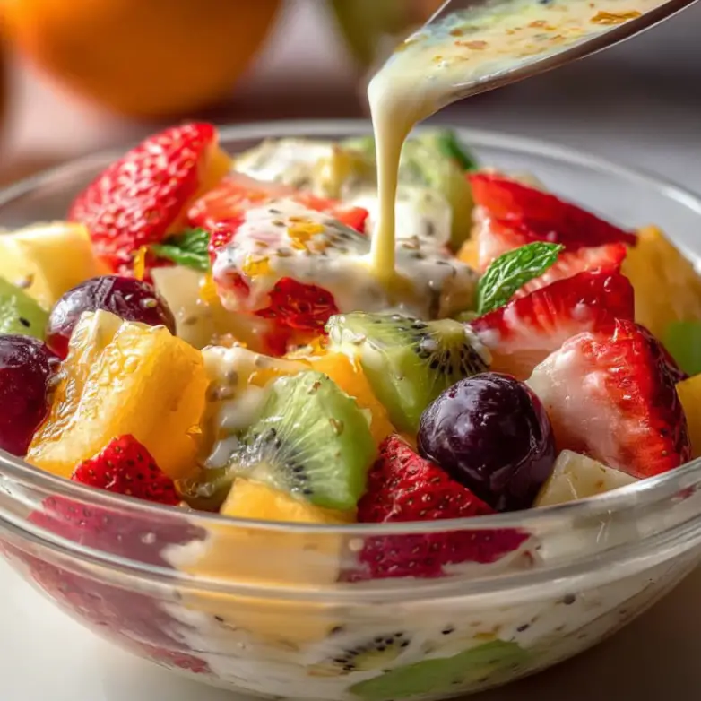 Creamy Fruit Salad Recipe - Recipes