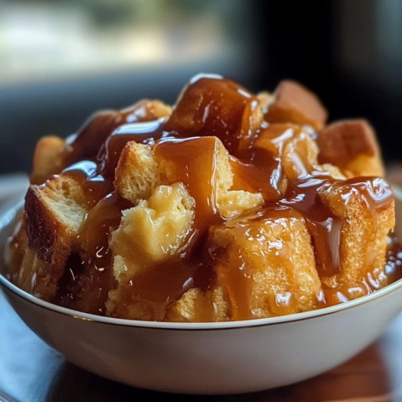 Caramel Bread Pudding - Recipes